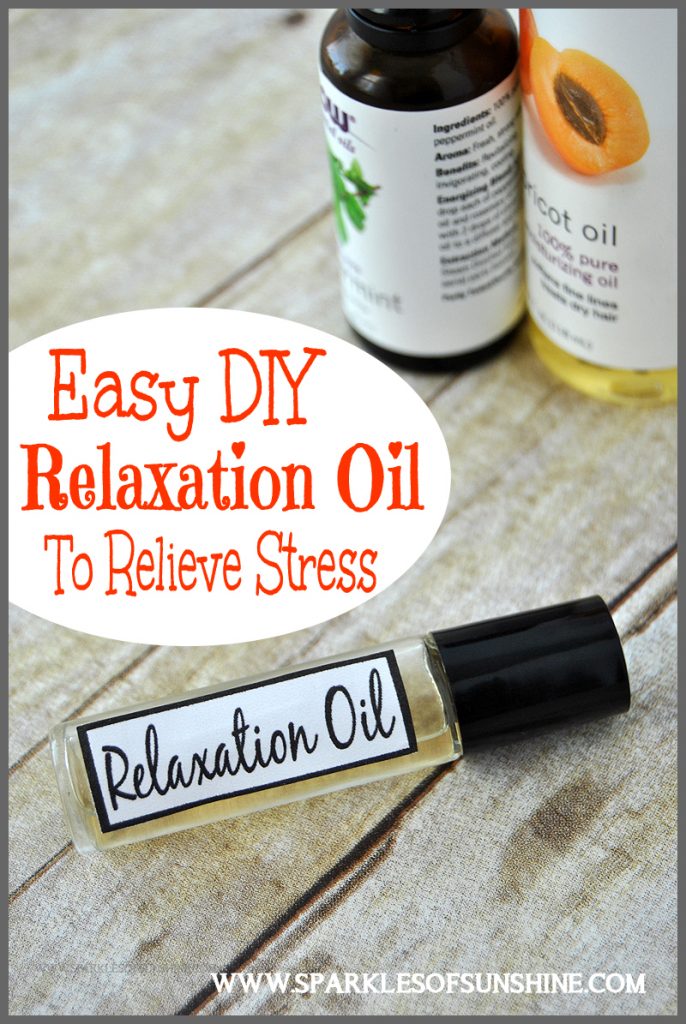 Easy DIY Relaxation Oil - Sparkles of Sunshine