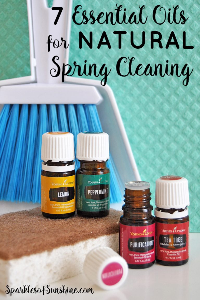 7 Essential Oils You Need for Natural Spring Cleaning - Sparkles of ...