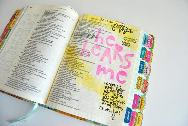 What Happened When I Decided to Try Bible Journaling - Sparkles of Sunshine
