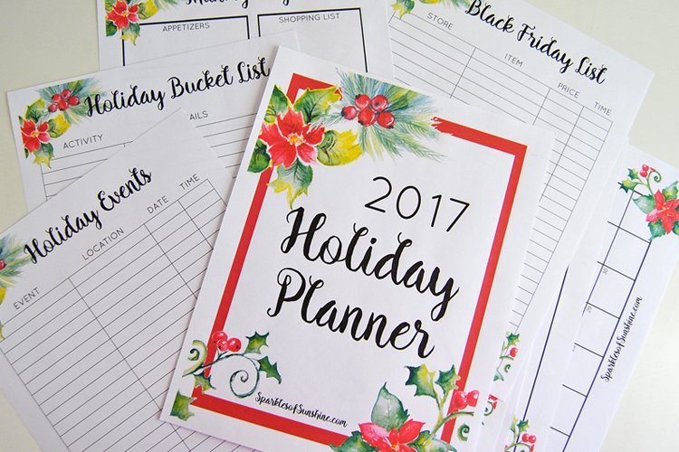 Free Holiday Planner and Advent Devotional All in One - Sparkles of ...